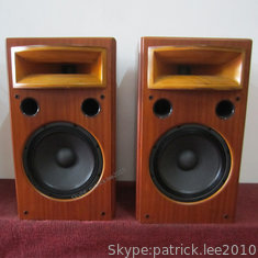 China Best Sound Quality Wooden Finished Bookself Audio Speaker With Cover For Cinema Room supplier