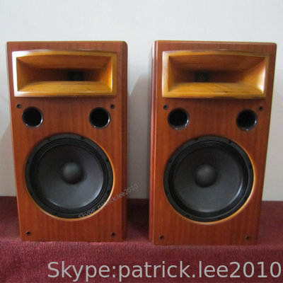 Best Sound Quality Wooden Finished Bookself Audio Speaker With Cover For Cinema Room supplier