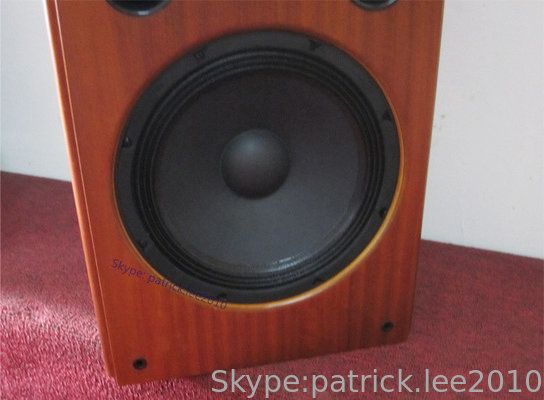 Best Sound Quality Wooden Finished Bookself Audio Speaker With Cover For Cinema Room supplier